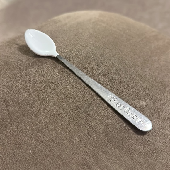 Gerber | Other | Vintage Baby Spoon By Gerber White Rubber Spoon ...